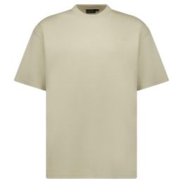 T-Shirt Cars Jeans "LOCAL T-Shirt", Damen, Gr. XL, sand, Single Jersey, Obermaterial: 70% Baumwolle, 30% Polyester, unifarben, Basic normal, Rundhals, Shirts T-Shirt