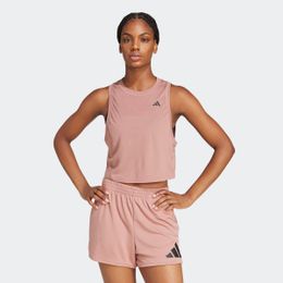 Tanktop adidas Performance "TRAIN ESSENTIALS BOXY WORKOUT", Damen, Gr. L, rosa (warm clay), Obermaterial: 70% Polyester, 30% Viskose, Rundhals, Tops Tanktop