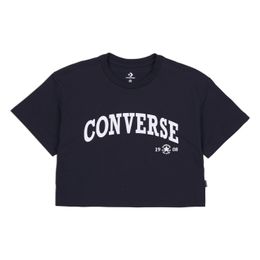 T-Shirt Converse "RETRO CHUCK CROPPED TEE", Damen, Gr. XXL, schwarz, Obermaterial: 100% Baumwolle, Shirts T-Shirt