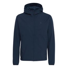 Softshelljacke North Bend "Softshelljacke NBLuango M W-PRO 8.000 mit wasserdichter Beschichtung", Herren, Gr. L, blau (navy blazer), Obermaterial: 100% Polyester PES., unifarben, regular fit normal, Jacken Softshelljacke