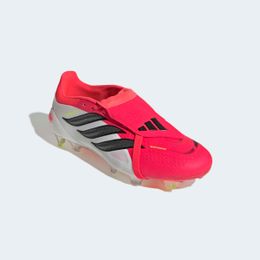 Fu&szlig;ballschuh adidas Performance "PREDATOR PRO FOLD-OVER TONGUE FIRM GROUND", Gr. 42,5, lucid rot, core schwarz, ftwr wei&szlig;, Synthetik, Textil, Schuhe Fu&szlig;ballschuh, Au&szlig;ensohle f&uuml;r Rasen und feste B&ouml;den