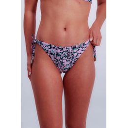 JOOP! Bikini-Hose JOOP "FLEUR", Damen, Gr. 34, N-Gr, pink (pink aop), Microfaser, Obermaterial: 83% Polyamid, 17% Elasthan, Badehosen Bikini-Hose, Flower-Print