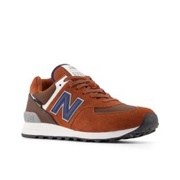 Sneaker New Balance "574", Herren, Gr. 42, aluminum grau, Synthetik, Textil, Schuhe Sneaker