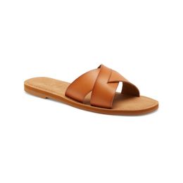 Sandale Roxy "Andreya", Damen, Gr. 8(38), braun (tan), Obermaterial:Obermaterial: 100% synthetisches PU / Futter: N/A / Au&szlig;ensohle: 100% TPR;, Schuhe Sandale