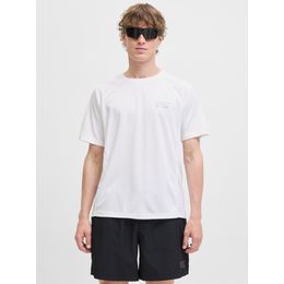 Jack & Jones Muskelshirt JACK & JONES "JCOCNZ T-SHIRT NOOS", Herren, Gr. XL, wei&szlig; (hellwei&szlig;), Jersey, Obermaterial: 100% Polyester, unifarben, regular fit normal, Rundhals, Shirts Muskelshirt