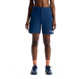 Shorts Berghaus "Kinnivie Trail Short AF", Damen, Gr. L, N-Gr, hale navy, Obermaterial: 85% Polyamid, 15% Elasthan. Futter: 100% Polyester, Hosen Shorts, sportlicher Stil, bequeme Passform