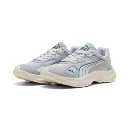 Sneaker Puma "INSPHERE MUSE", Damen, Gr. 40, feather gray, Puma wei&szlig;, cool light gray, Textil, Schuhe Sneaker, leicht profilierte Gummi-Laufsohle, nicht herausnehmbare Innensohle