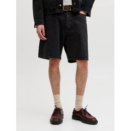 Jack & Jones Jeansshorts JACK & JONES "JJITONY JJORIGINAL SHORTS AM 460 SN", Damen, Gr. XXL, N-Gr, schwarz denim, Denim/Jeans, Obermaterial: 100% Baumwolle, unifarben, relaxed fit kniefrei, Jeans Jeansshorts, Baumwollmischung, relaxed fit
