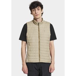 DIDRIKSONS 1913 Steppweste DIDRIKSONS "Outdoorweste", Herren, Gr. XL, beige (clay beige), Obermaterial: 100% Polyester. Futter: 100% Polyester. Wattierung: 100% Polyester, unifarben, Westen Steppweste
