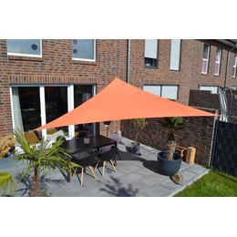 Sonnensegel Floracord, orange (terrakotta), B:360cm T:360cm, Polyester, Sonnensegel, Sonnensegel, Schenkell&auml;nge: 360 cm