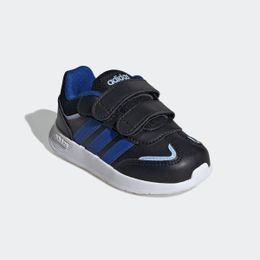 Klettschuh adidas Sportswear "TENSAUR SWITCH KIDS", M&auml;dchen, Gr. 21, schwarz (core schwarz, royal blau, clear sky), Synthetik, Textil, Schuhe Klettschuh, f&uuml;r Kinder