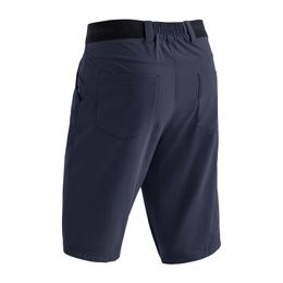 Funktionsshorts Maier Sports "Norit Short M", Herren, Gr. 50, Normalgr&ouml;&szlig;en, blau (dunkelblau), 73% Polyamid, 17% Polyester, 10% Elasthan, Hosen Funktionsshorts, Herren Shorts, kurze Outdoor-Hose, Bermuda mit 5 Taschen, Regular Fit