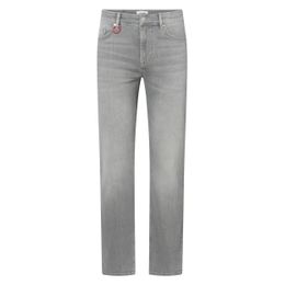 JOOP! Straight-Jeans JOOP JEANS "Mitch", Damen, Gr. 32, L&auml;nge 32, lt, pastel grau, Denim/Jeans, Obermaterial: 91% Baumwolle, 7% Elastomultiester, 2% Elasthan, unifarben, gerade lang, Jeans Straight-Jeans