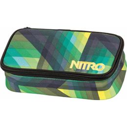 Federtasche Nitro "Pencil Case XL", Kinder, bunt (gr&uuml;n, gelb, blau, schwarz), Polyester, Schreibger&auml;teetuis Federtasche, Federm&auml;ppchen, Schlamperm&auml;ppchen, Faulenzer Box, Stifte Etui
