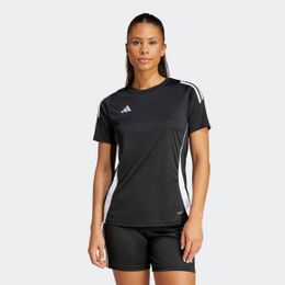 Fu&szlig;balltrikot adidas Performance "TIRO 24 TRIKOT", Damen, Gr. M, schwarz-wei&szlig; (schwarz, wei&szlig;), Obermaterial: 100% Polyester, Rundhals, Trikots Fu&szlig;balltrikot