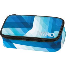 Federtasche Nitro "Pencil Case XL", Kinder, blau (blau, wei&szlig;, schwarz), Polyester, Schreibger&auml;teetuis Federtasche, Federm&auml;ppchen, Schlamperm&auml;ppchen, Faulenzer Box, Stifte Etui