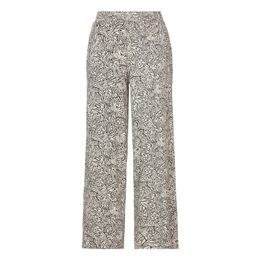 Jogginghose Ragwear "LOGGAN PRINT", Damen, Gr. XXL (44), N-Gr, beige (ecru), Web, Obermaterial: 100% Viskose, bedruckt, regular fit kn&ouml;chellang, Hosen Jogginghose