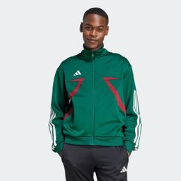Trainingsjacke adidas Sportswear "HOUSE OF TIRO NATIONS PACK", Herren, Gr. S, dunkelgr&uuml;n, collegiate burgundy, wei&szlig;, Obermaterial: 70% Polyester, 30% Baumwolle, Jacken Trainingsjacke