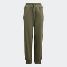 Sporthose adidas originals "BOYFRIEND PANTS", Damen, Gr. 152, N-Gr, gr&uuml;n (olive strata), Obermaterial: 70% Baumwolle, 30% Polyester, Hosen Sporthose
