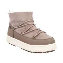 Winterboots CMP "KAYLA WMN SNOW BOOTS WP", Damen, Gr. 41, beige (deserto), Leder, Synthetik, Schuhe Winterboots, Winterschuhe, Winterstiefel, Snowboots, wasserdicht