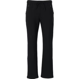 Sporthose Energetics "HE.-PR&Auml;S-HOSE TOMME", Damen, Gr. 58, N-Gr, schwarz, Obermaterial: 67% Baumwolle, 28% Polyester, 5% Elasthan, Hosen Sporthose, aus Baumwolle, Polyester und Elasthan, mit Rei&szlig;verschlusstaschen