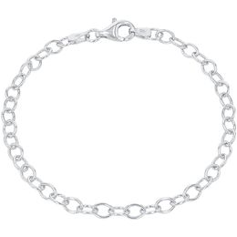 Charm-Armband Amor "2038572, 2038574", silber (silberfarben), Armb&auml;nder, Damen, 19cm, Silber 925 (Sterlingsilber), Charm-Armband
