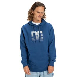 Hoodie DC Shoes "DC Star Reflective", Herren, Gr. M, blau (estate blau), Obermaterial: 55% Walkfrottier, 25% Walkfrottier, 20% Microfaser;, Sweatshirts Hoodie