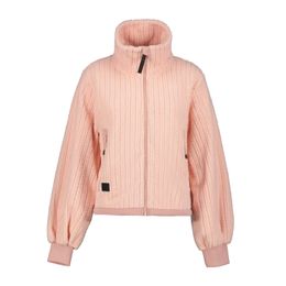 Fleecejacke Icepeak "ADONET", Damen, Gr. XXL, pink (baby pink), Obermaterial: 100% Polyester, hoch geschlossener Ausschnitt, Jacken Fleecejacke, sportlicher Stil, l&auml;ssige Passform, mit Stehkragen