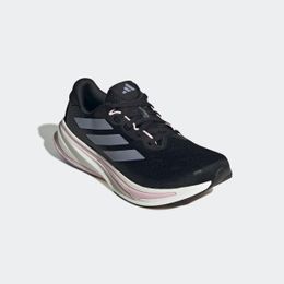 Laufschuh adidas Performance "SUPERNOVA RISE 2", Damen, Gr. 40, silber (core schwarz, silber violet, clear pink), Synthetik, Textil, Schuhe Laufschuh, f&uuml;r mehr Komfort