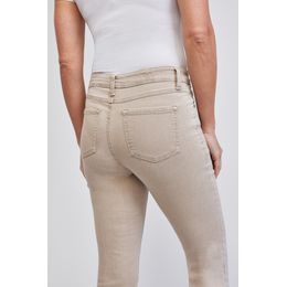 7/8-Jeans WONDERJEANS "Ankle Straight", Damen, Gr. 44, L&auml;nge 27, beige27, Denim/Jeans, Obermaterial: 88% Baumwolle, 10% Polyester, 2% Elasthan, slim fit 7/8-L&auml;nge, Jeans 7/8-Jeans, Slim Fit