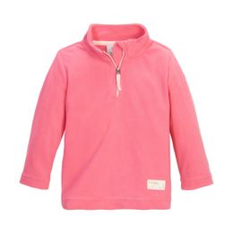 Fleecepullover "FISW 30 MNS FLC SHRT", Kinder, Gr. 122/128, dunkelros&eacute;, Obermaterial: 100% Polyester, FIRST INSTINCT BY Killtec, Sweatshirts Fleecepullover, Fleeceshirt mit Kinnschutz, reflektierenden Details und Namensetikett
