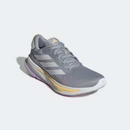 Laufschuh adidas Performance "SUPERNOVA EASE", Damen, Gr. 38, silber (halo silber, dash grau, orange tint), Synthetik, Textil, Schuhe Laufschuh, f&uuml;r mehr Komfort
