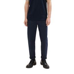 Chinohose Tom Tailor Denim, Herren, Gr. M, N-Gr, blau (sky captain blau), Web, Obermaterial: 96% Baumwolle, 4% Elasthan. Futter: 100% Baumwolle, unifarben, bequem lang, Hosen Chinohose, mit Stretch
