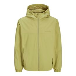 Jack & Jones Softshellparka JACK & JONES "JORVESTERBRO HOOD JACKET SN", Herren, Gr. S, beige (cedar), Web, Obermaterial: 100% Polyester, unifarben, regular fit normal, Jacken Softshellparka