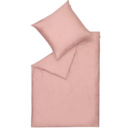 Sch&ouml;ner Wohnen Kollektion Bettw&auml;sche "Pure", rosa (rosa, creme), B/L: 200cm x 200cm, 1 Stk., 2 Stk., Satin, B/L: 80cm x 80cm & 80cm x 80cm, 3 Stk., Satin, Obermaterial: 100% Baumwolle, SCH&Ouml;NER WOHNEN-KOLLEKTION, Bettw&auml;sche, Bettw&auml;sche, Satinbettw&auml;sche aus 100% reiner Baumwolle