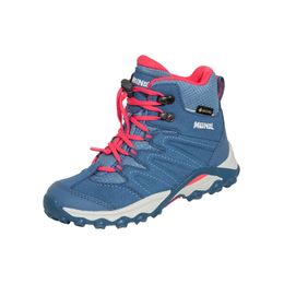 Wanderschuh Meindl "Meindl Arigo Junior Mid GORE-TEX", Jungen, Gr. 36, Normalschaft, blau, Mesh, Schuhe Wanderschuh, GORE-TEX &ndash; Winddicht, wasserdicht und atmungsaktiv