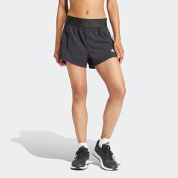 Shorts adidas Performance "HYGLM WVN SHO", Damen, Gr. XXL, N-Gr, schwarz-wei&szlig; (schwarz, wei&szlig;, normal, gr.), Obermaterial: 100% Polyester, Hosen Shorts