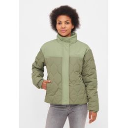 Steppjacke Bench. "JORGIA", Damen, Gr. 44, gr&uuml;n (khaki), Web, Obermaterial: 100% Polyester, unifarben, Jacken Steppjacke