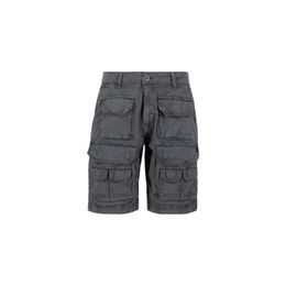 Shorts Alpha Industries "Battle Short", Herren, Gr. 31, Normalgr&ouml;&szlig;en, grau (vintage grau), Obermaterial: 100% Baumwolle, Hosen Shorts