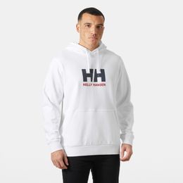 Kapuzensweatshirt Helly Hansen "HH LOGO HOODIE 3.0", Herren, Gr. XL, wei&szlig;, Obermaterial: 100% Baumwolle, Sweatshirts Kapuzensweatshirt, sportliche Passform, mit K&auml;ngurutasche