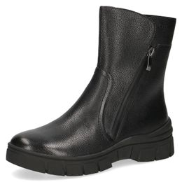 Winterboots Caprice, Damen, Gr. 42, schwarz, Nappaleder, Schuhe Winterboots, mit TEX-Ausstattung