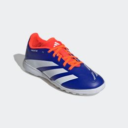 Fu&szlig;ballschuh adidas Performance "PREDATOR LEAGUE KIDS TF", Kinder, Gr. 38, blau (lucid blau, cloud wei&szlig;, solar rot), Synthetik, Textil, Schuhe Fu&szlig;ballschuh, f&uuml;r Kinder & Jugendliche