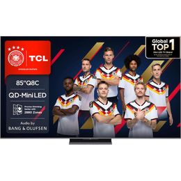 TCL Mini-LED-Fernseher &raquo;85Q8CX7&laquo; 215 cm/85 &prime;&prime; Smart-TV Audio von Bang & Olufsen, Smart TV, Apple TV, 144Hz, 4K, Dolby Vision schwarz 144 Hz NATIVES 