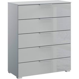 Rauch Schubkastenkommode &raquo;Kommode Sideboard W&auml;scheschrank Schrank SKAT MERIDIAN&laquo; inkl. SOFT-CLOSE-FUNKTION, mit 5 Schubladen mit Glasfront in 