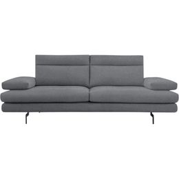 Calia italia 3,5-Sitzer &raquo;Toby Wing, 228 cm breit, italienisches Designsofa, Megasofa&laquo; inkl. Sitztiefenverstellung und Armteilfunktion, F&uuml;&szlig;e in Schwarz