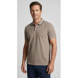 Poloshirt Calvin Klein "SS RFND PQ TPPD CLSS", Herren, Gr. M, taupe tone, Piqu&eacute;, Obermaterial: 100% Baumwolle, klassisch normal, Rundhals, eingesetzt angesetztes B&uuml;ndchen, Shirts Poloshirt, Mit Rundhalsausschnitt