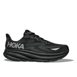 Laufschuh Hoka One One "CLIFTON 9 GORE-TEX", Damen, Gr. 38, schwarz, schwarz, Synthetik, Textil, Schuhe Laufschuh, wasserdicht