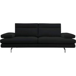 Calia italia 3,5-Sitzer &raquo;Toby Wing, 228 cm breit, italienisches Designsofa, Megasofa&laquo; inkl. Sitztiefenverstellung und Armteilfunktion, F&uuml;&szlig;e in Schwarz