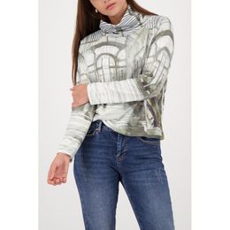monari Damen Sweatshirt &raquo;Sweatshirt Gallery allover&laquo;, Regular fit mit Rundhalsausschnitt 36
