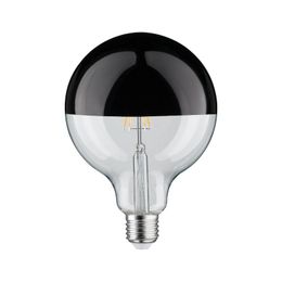 Paulmann LED-Leuchtmittel &raquo;G125 Kopfspiegel 600lm 2700K 6,5W 230V schwarz matt&laquo; 1 Stk. Warmwei&szlig; schwarz